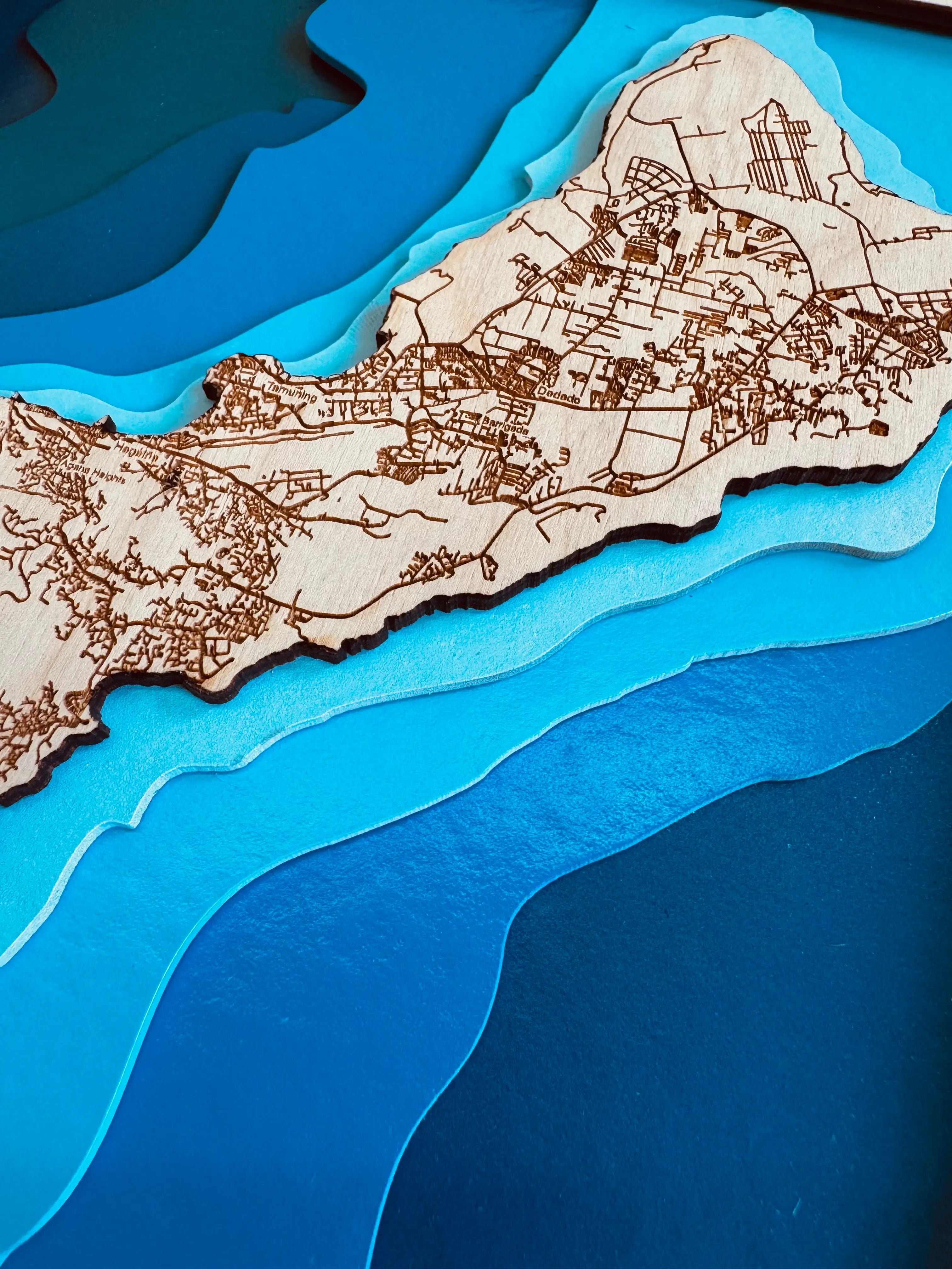 Custom Coast Map – Mapiqtura